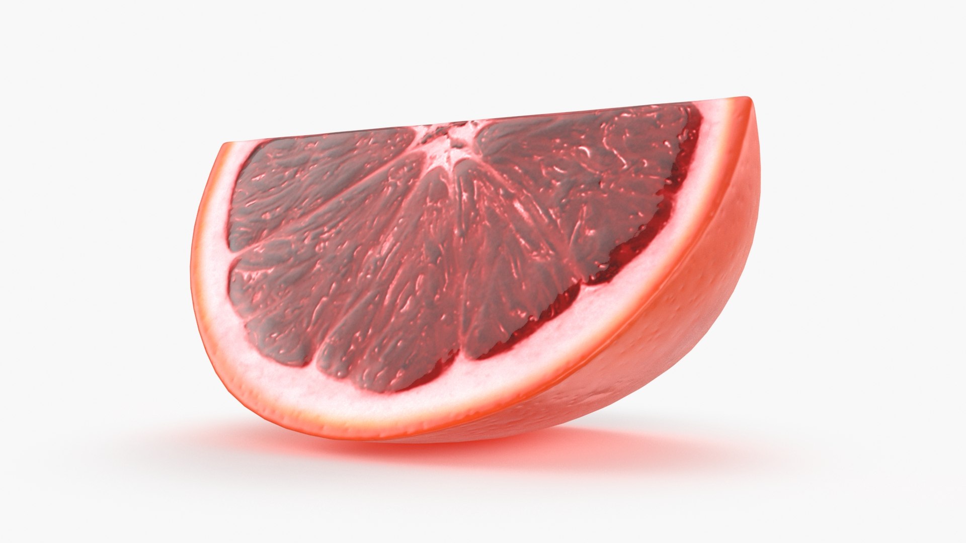 Realistic blood orange slice model - TurboSquid 1205346