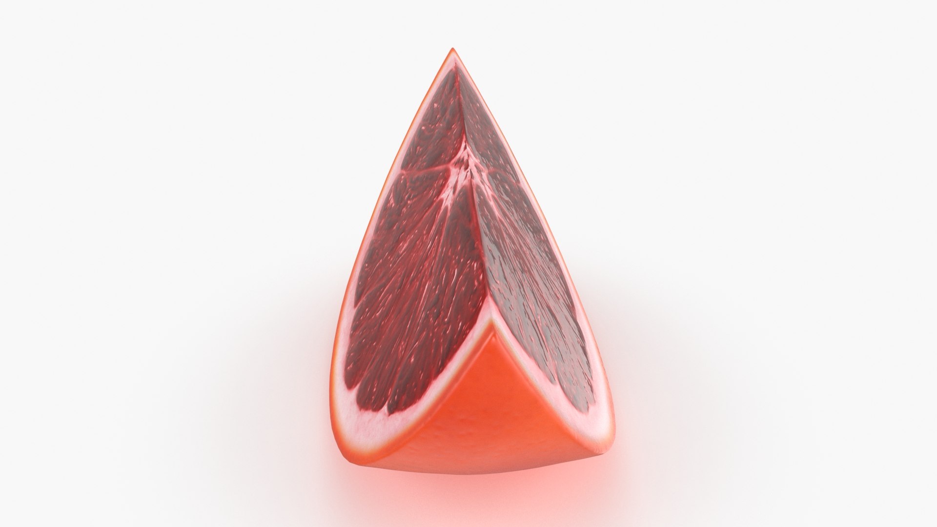 Realistic blood orange slice model - TurboSquid 1205346