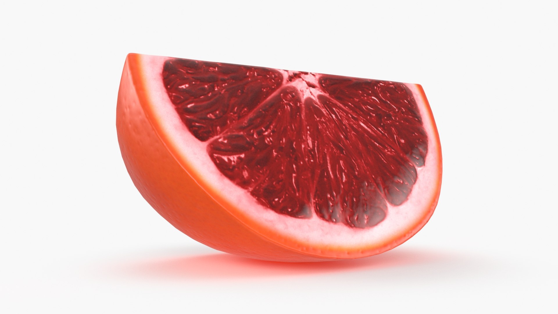 Realistic blood orange slice model - TurboSquid 1205346