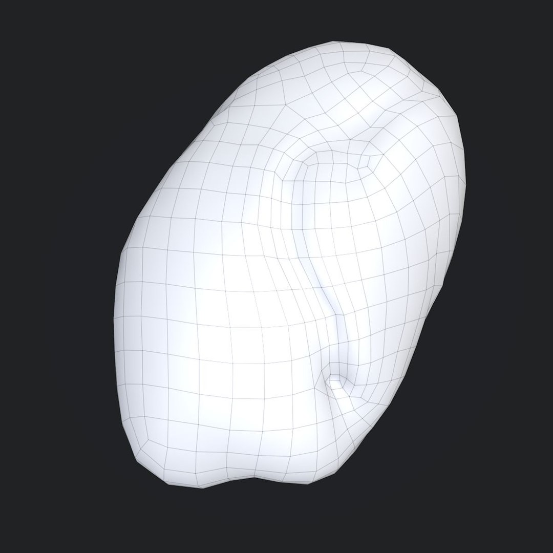 Ciabatta Bread Scan 3d Model