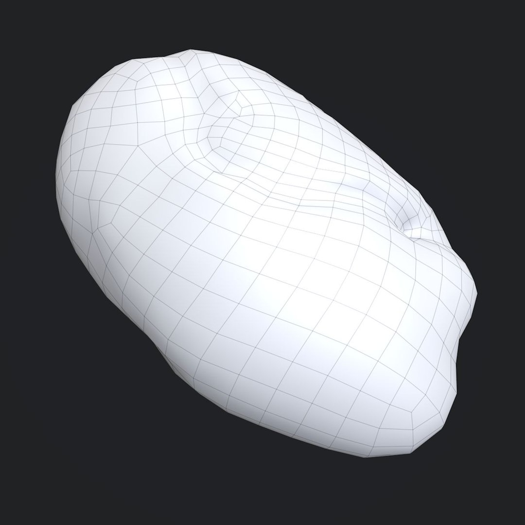 Ciabatta Bread Scan 3d Model