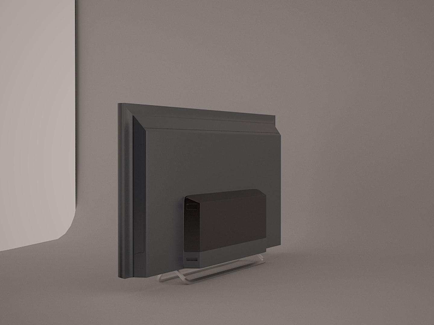 3d model tv sony w600b