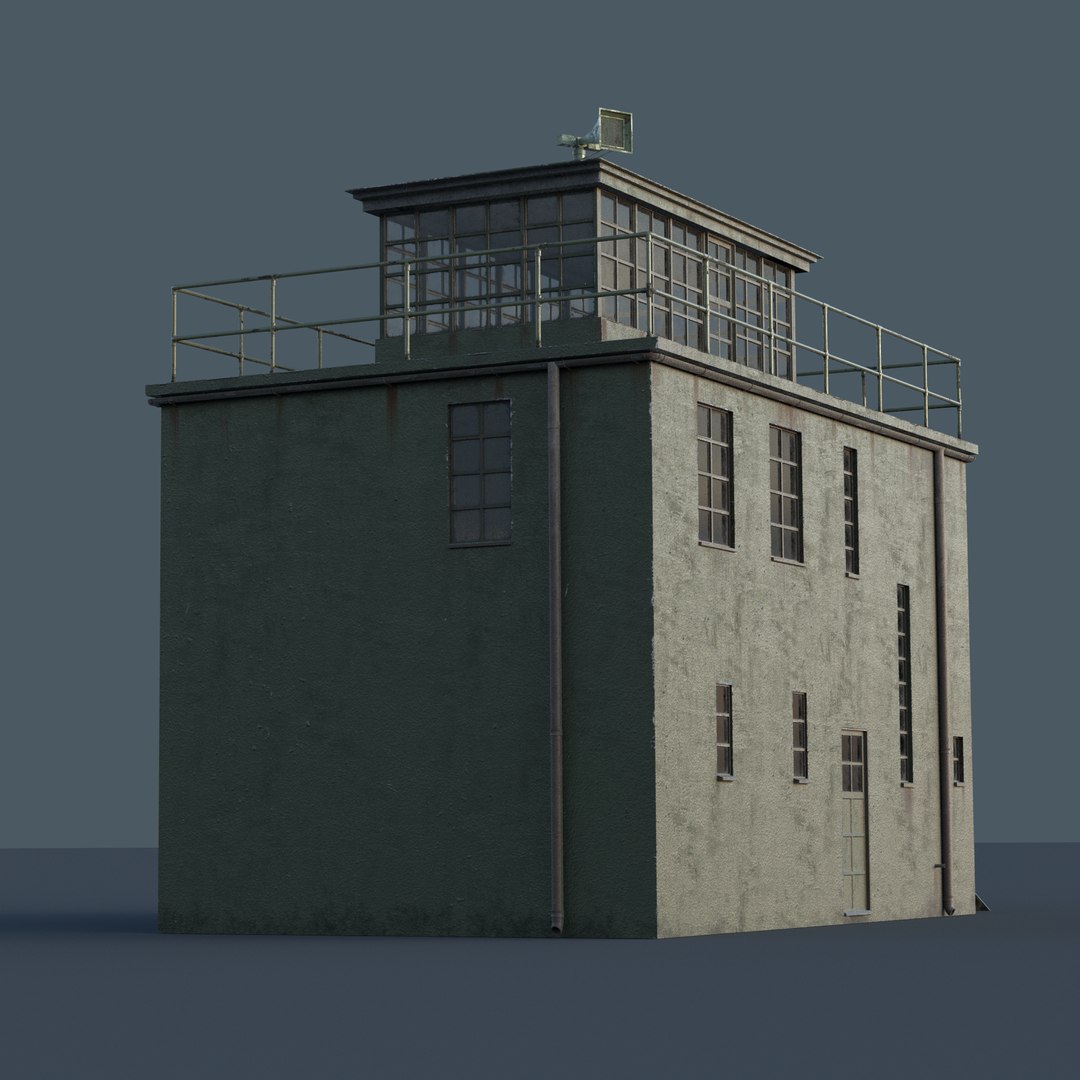 3d Ww2 Control Tower