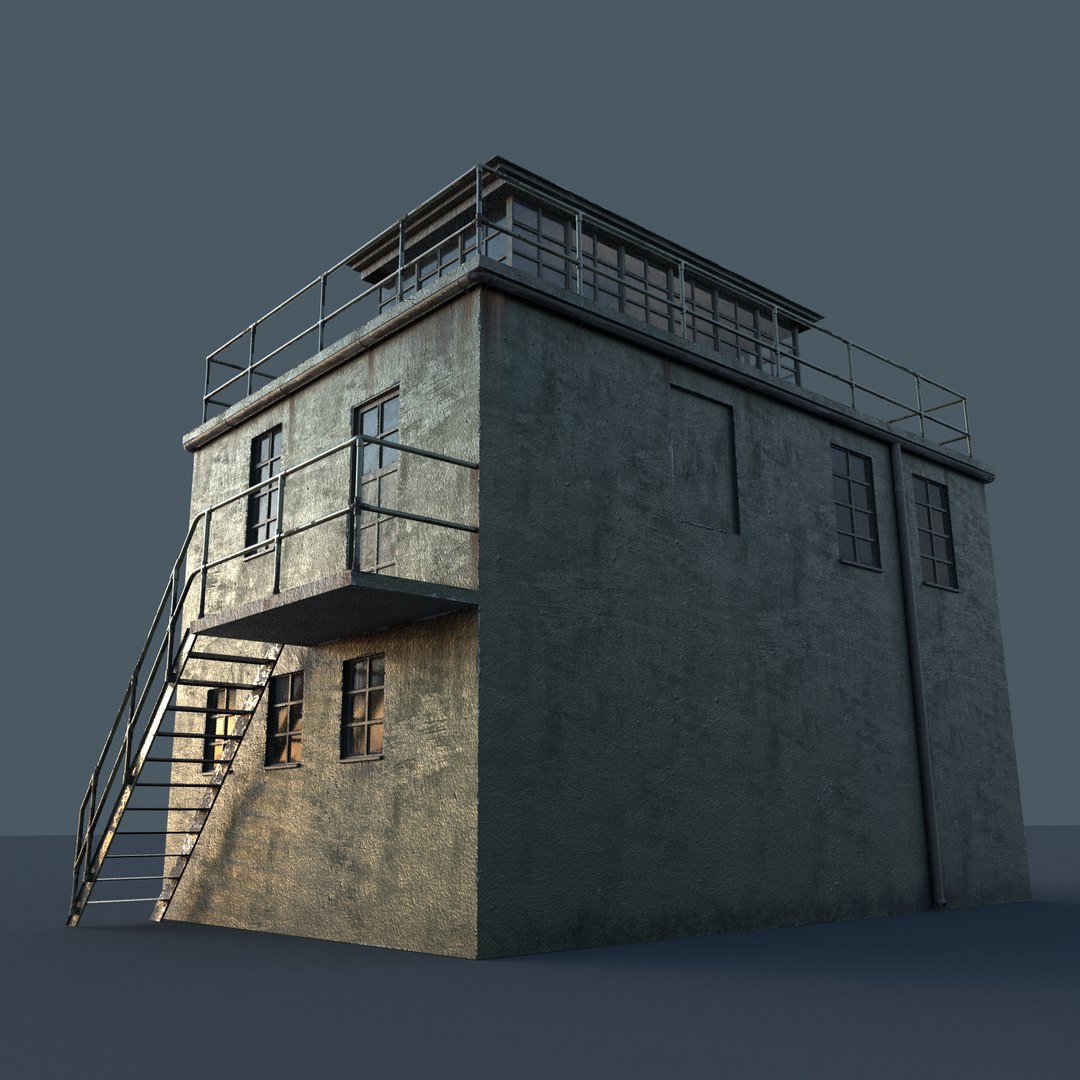3d Ww2 Control Tower