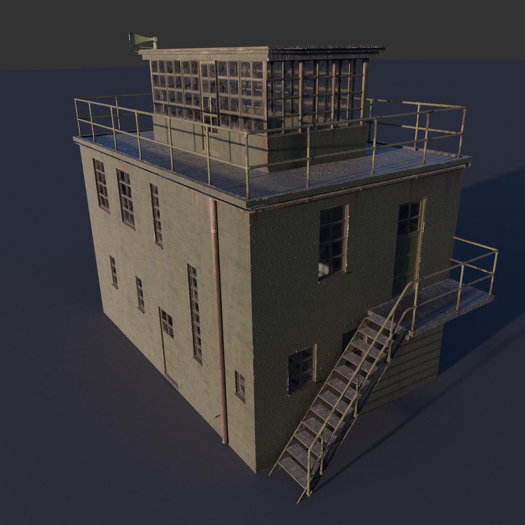 3d Ww2 Control Tower
