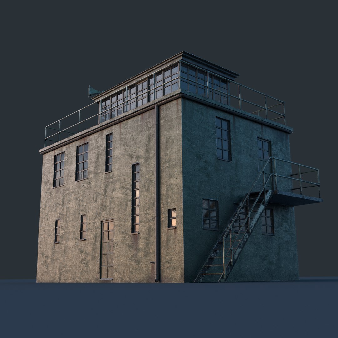 3d Ww2 Control Tower
