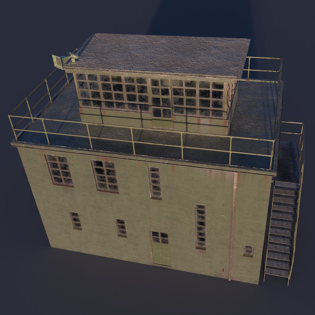 3d Ww2 Control Tower