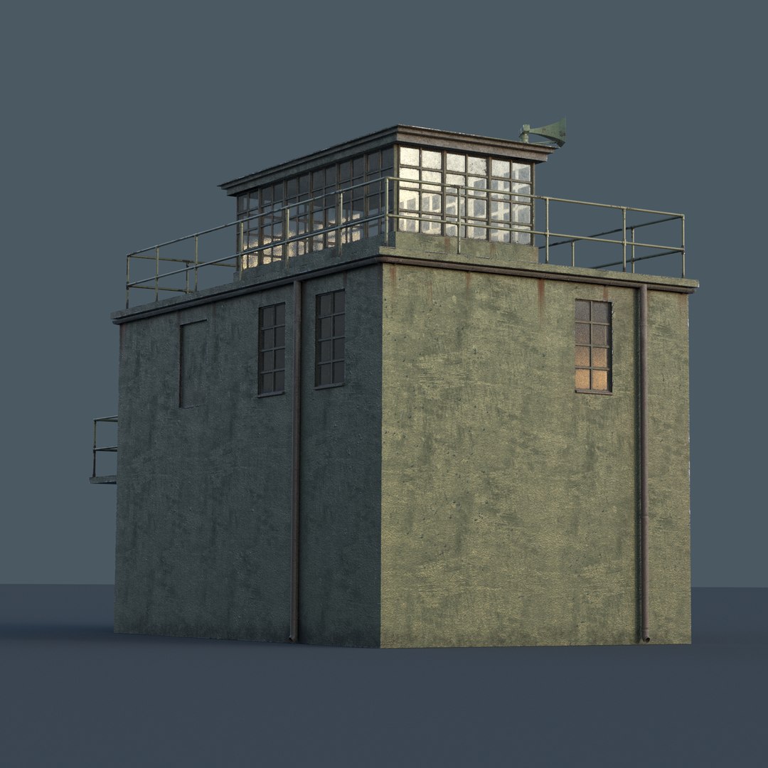 3d Ww2 Control Tower