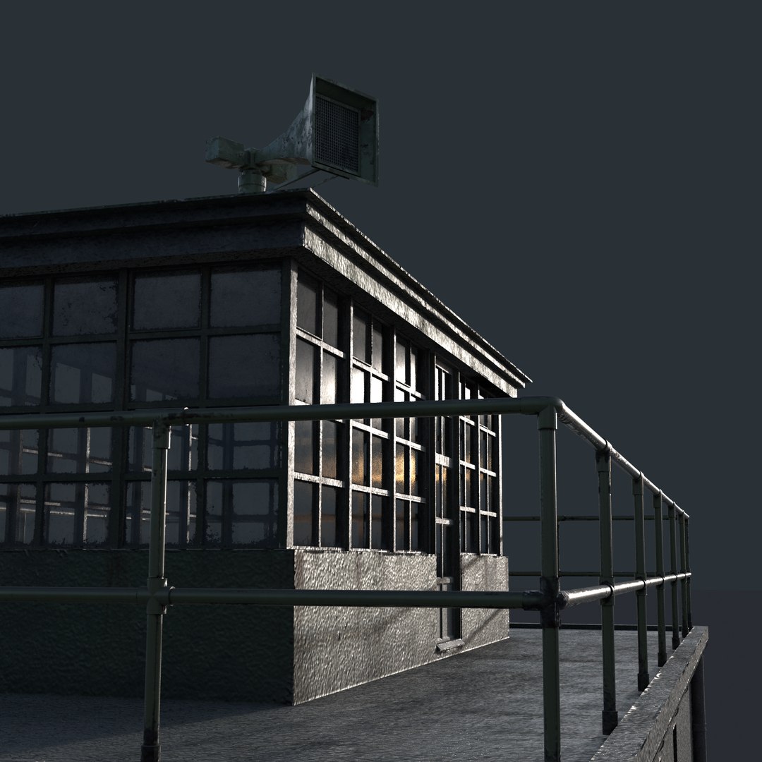 3d Ww2 Control Tower