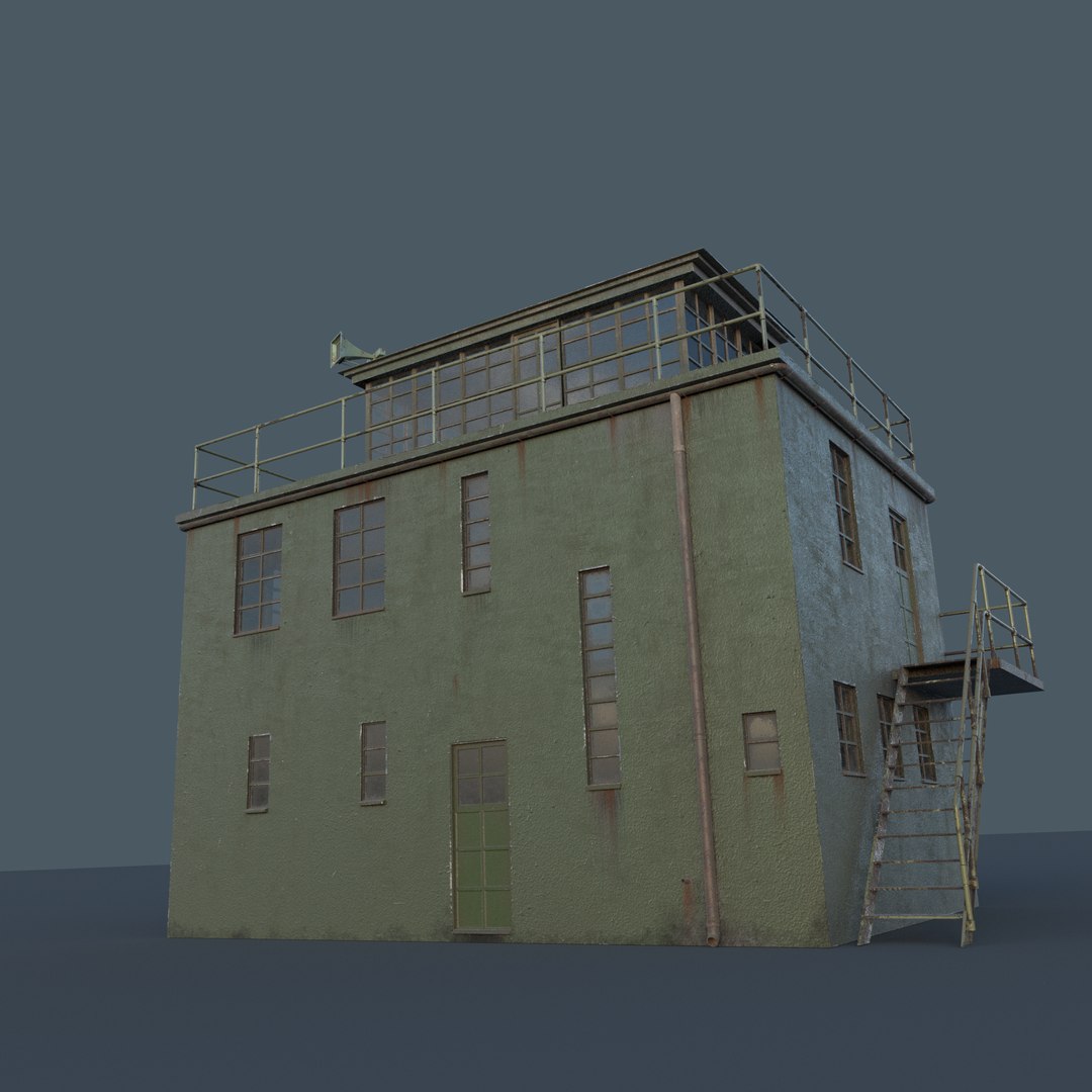3d Ww2 Control Tower