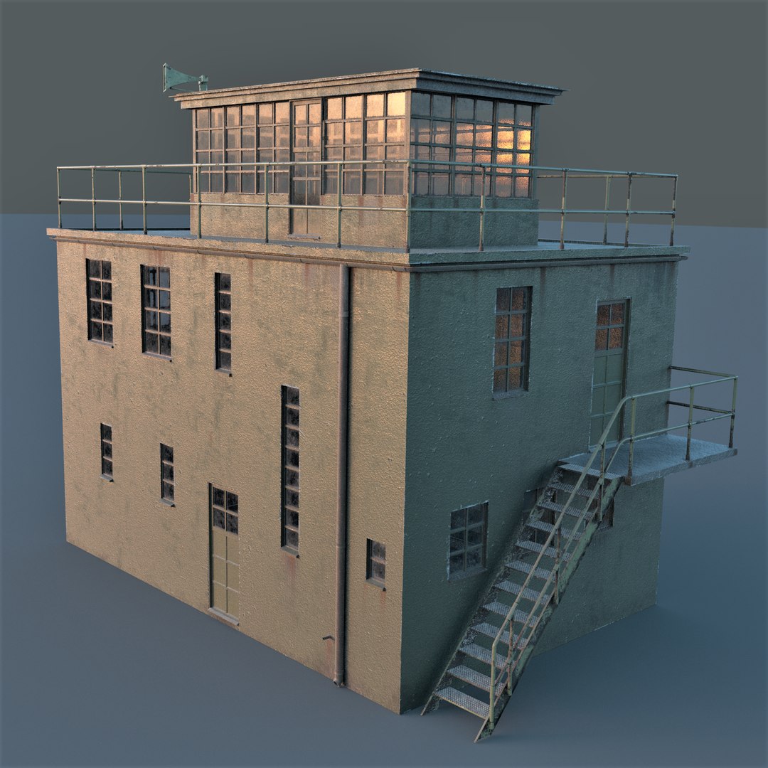 3d Ww2 Control Tower
