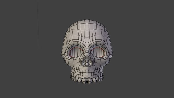 3D simple skull model - TurboSquid 1362929