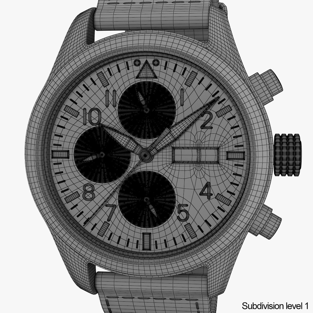 3D Military Watch - TurboSquid 1385349