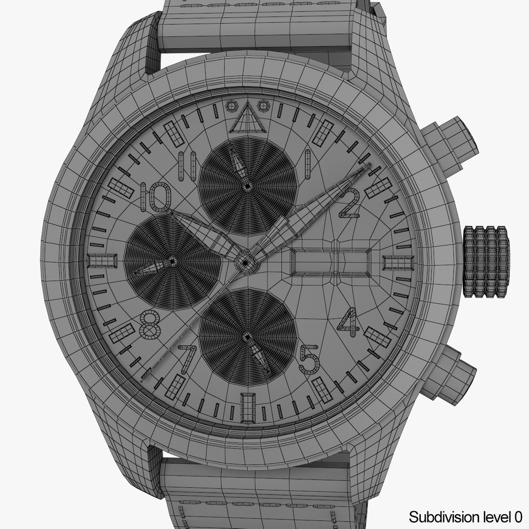 3D Military Watch - TurboSquid 1385349