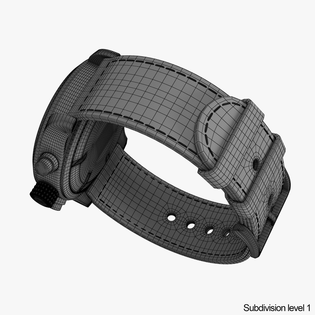 3D Military Watch - TurboSquid 1385349