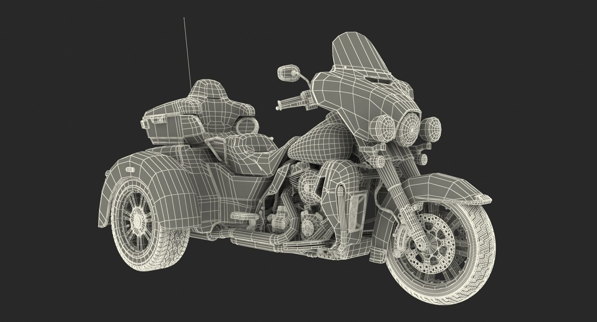 3D Trike Motorcycles Model - TurboSquid 1200999