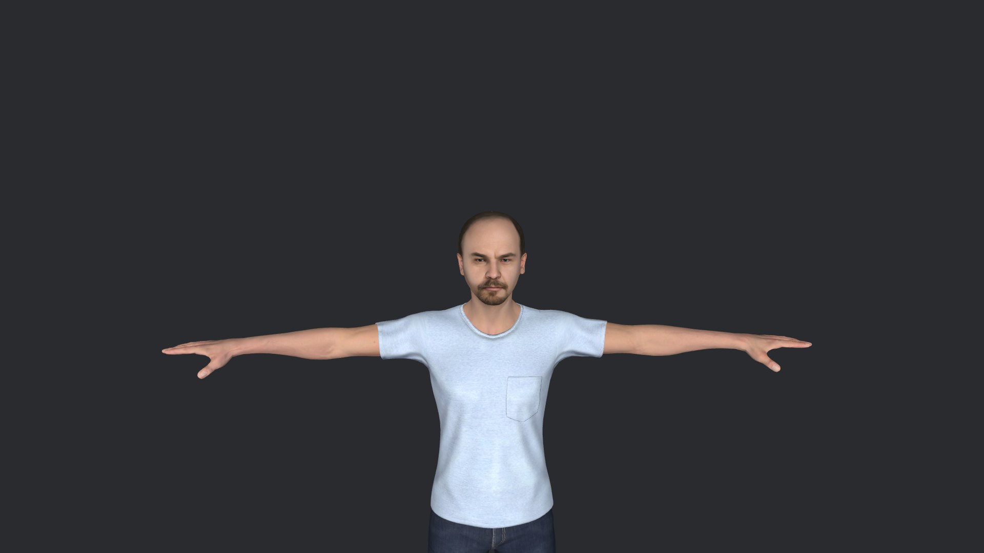 Vladimir Lenin Hyper Realistic Full Body Fully Rigged 3D Character 3D ...