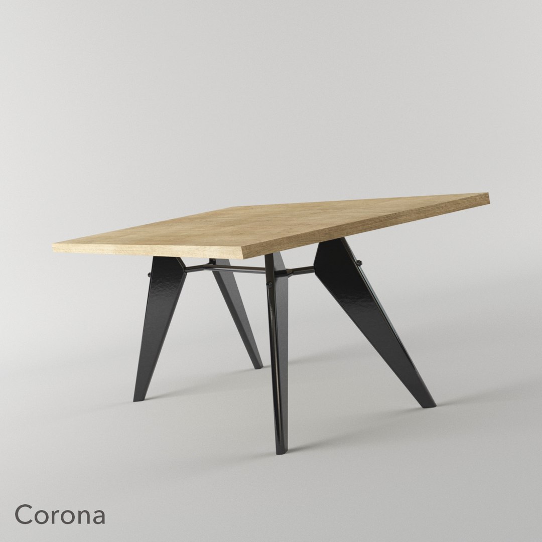 Table Em Prouv 3d Model