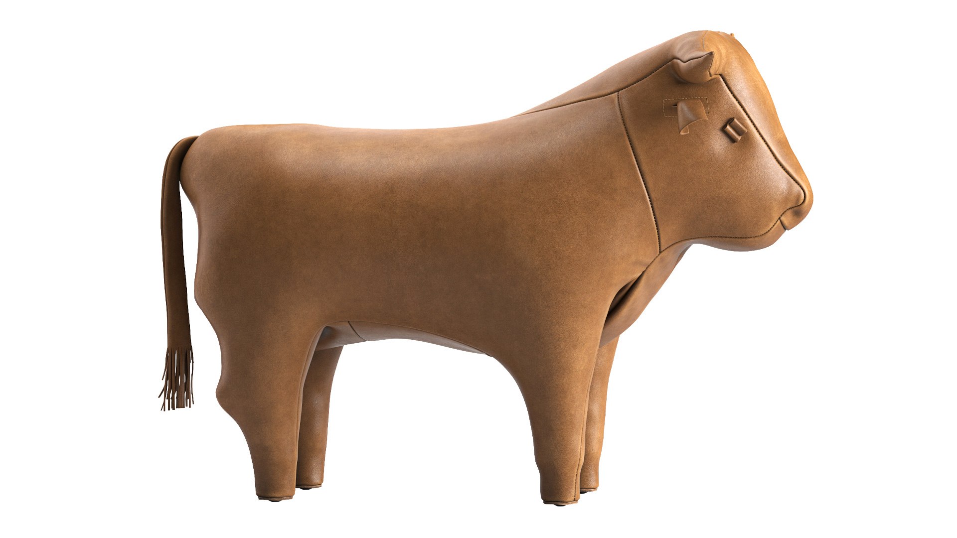 Bull Footstool 3D Model - TurboSquid 2369719