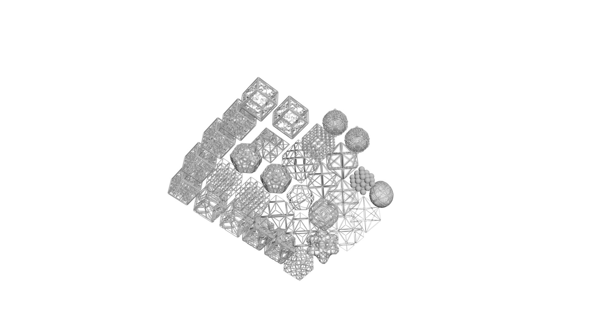 3D Mini Rubiks Cubes Set - TurboSquid 1789549