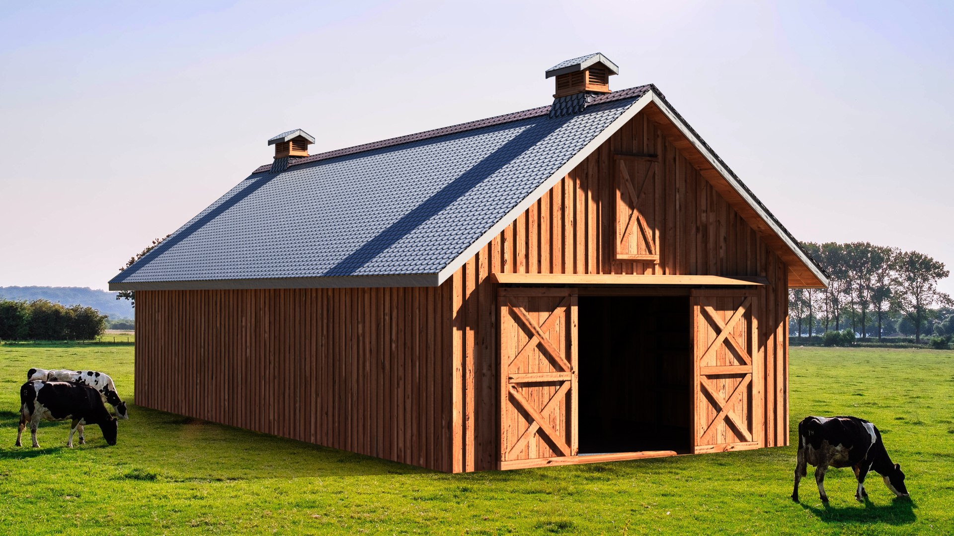 Rustic Wooden Barn 3D Model - TurboSquid 1635722