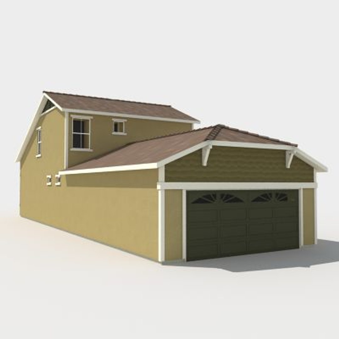 3d model subdivision house