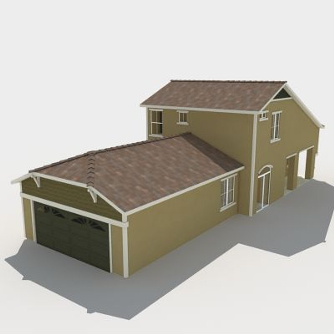 3d model subdivision house