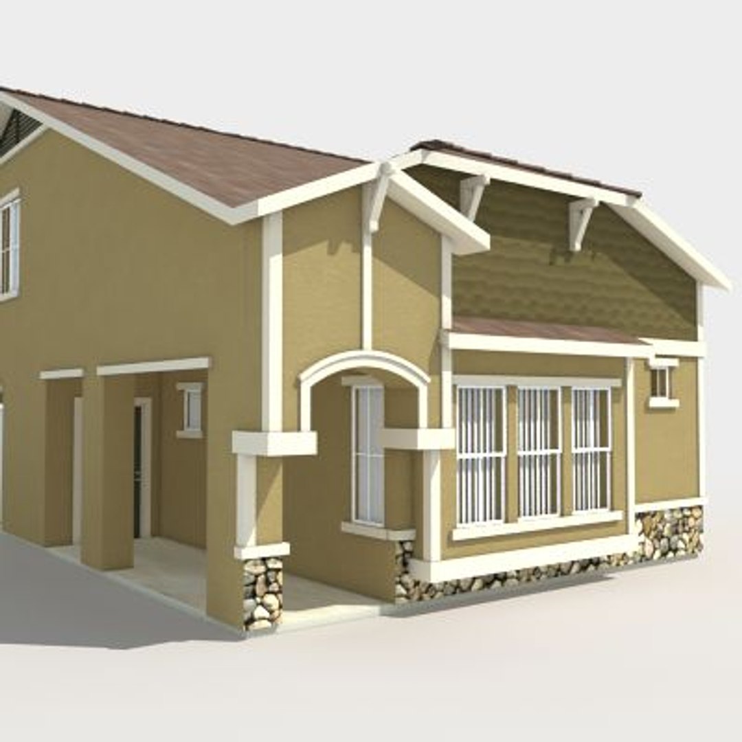 3d model subdivision house