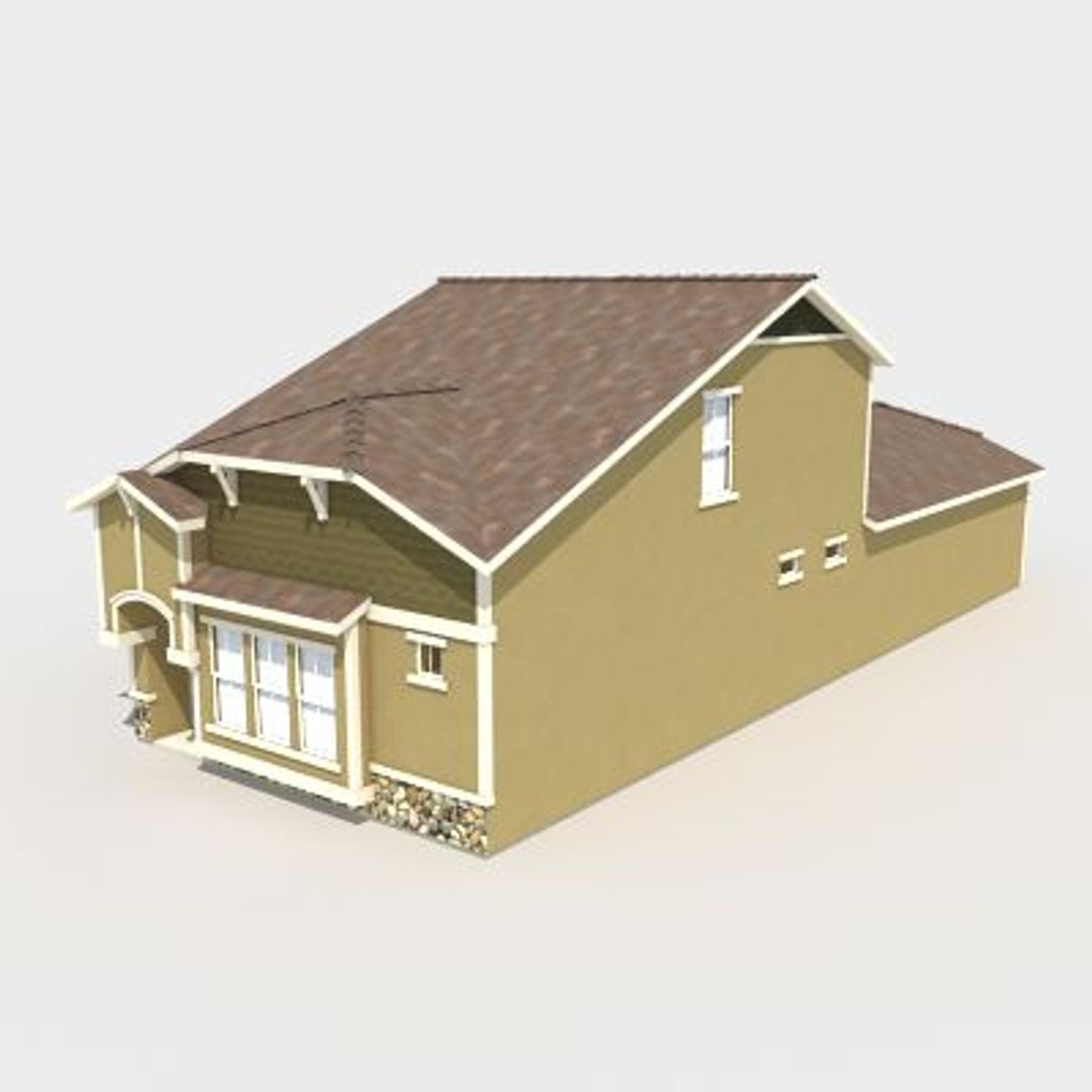 3d model subdivision house