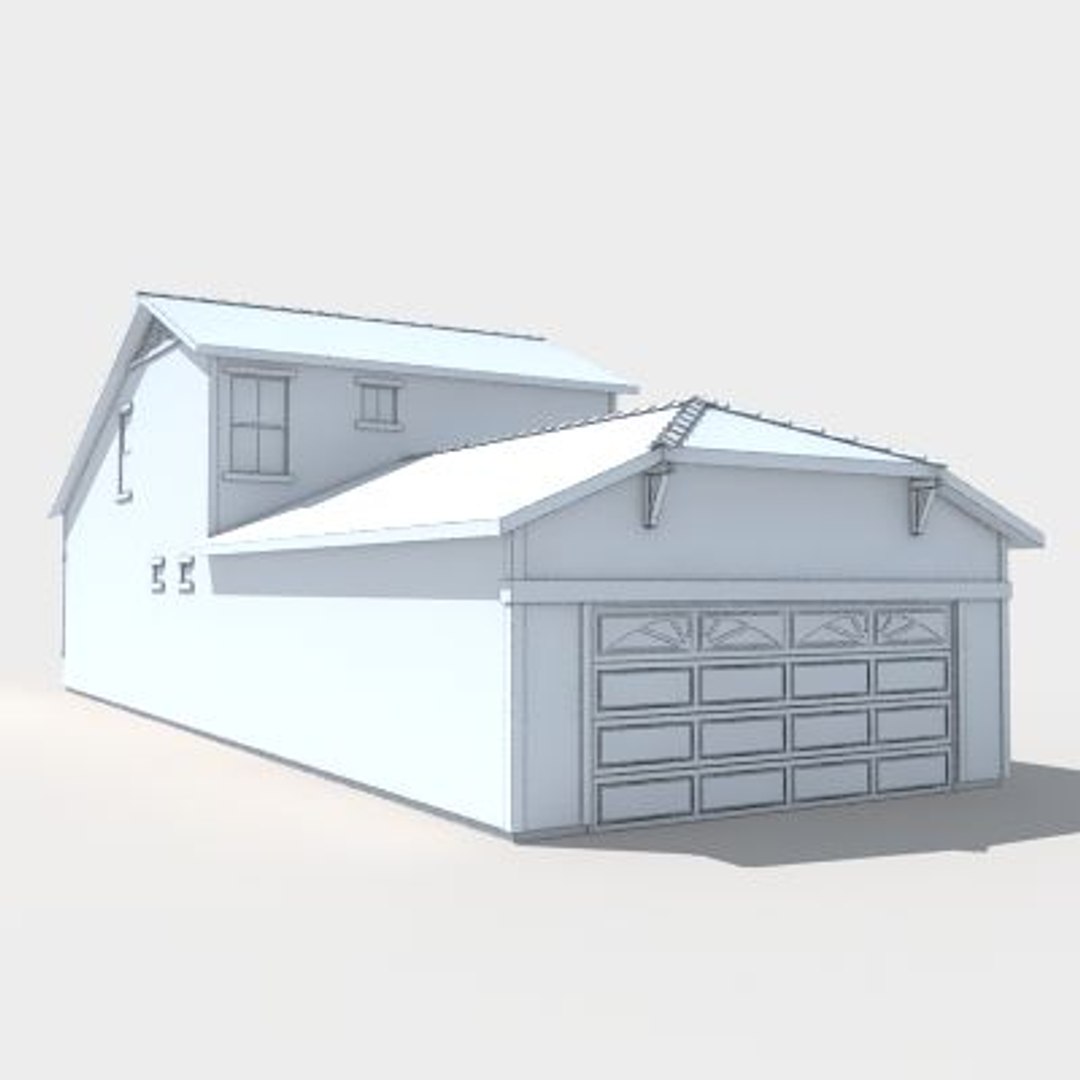 3d model subdivision house