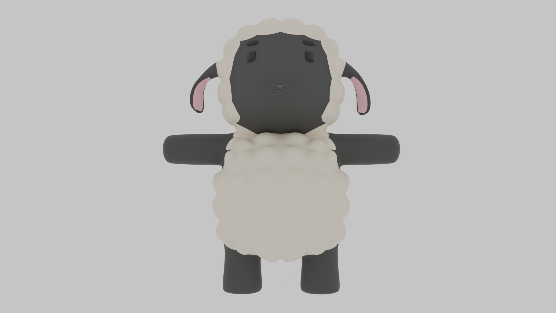 Cute Lamb 3D Model - TurboSquid 2289779