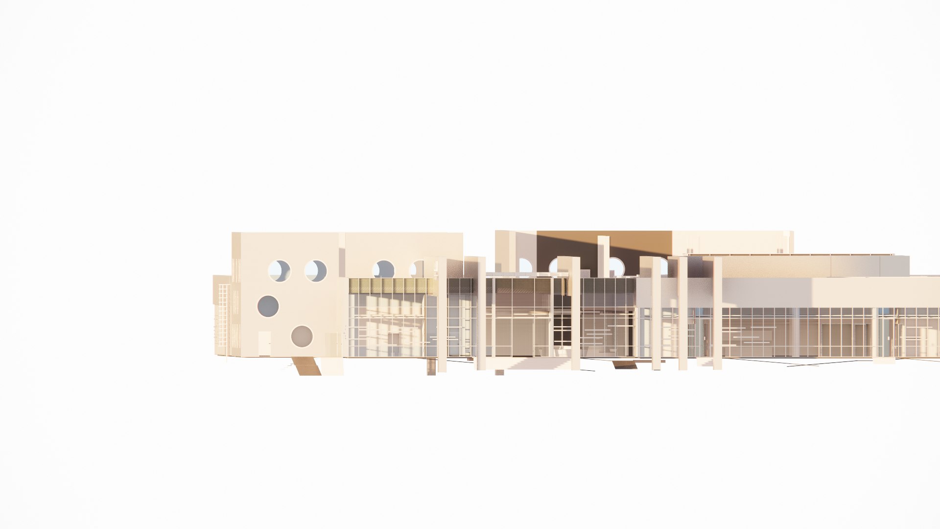 Police Station Building 3D Model - TurboSquid 2182829