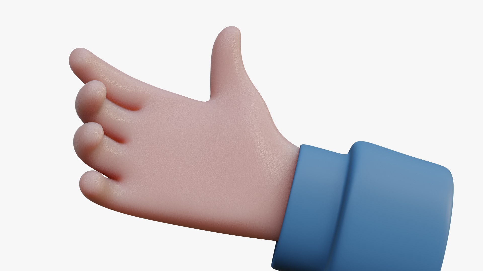 Cartoon Smartphone In A Hand 3D - TurboSquid 2295140