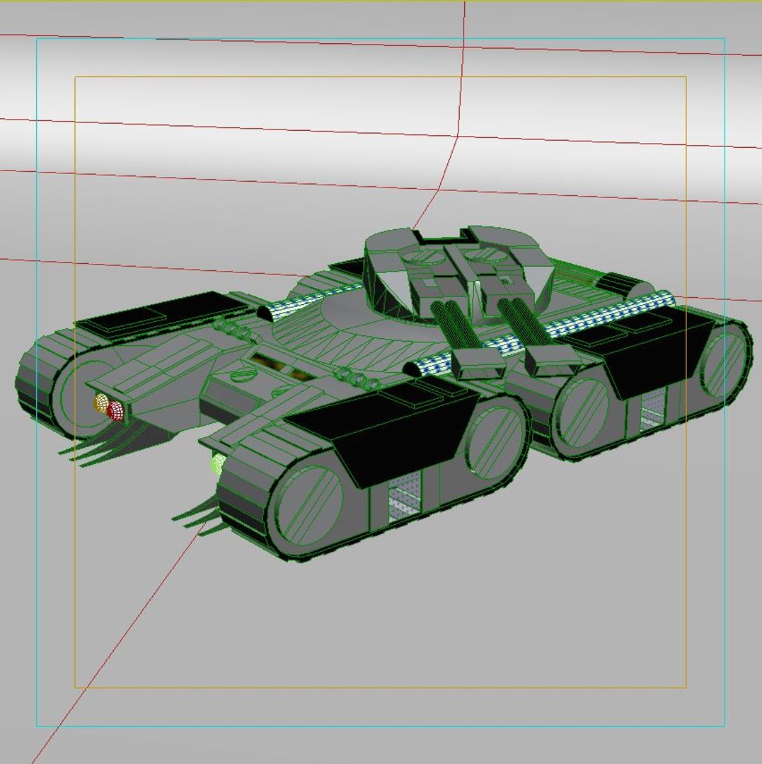 3D Beam Tank Model - TurboSquid 1507363