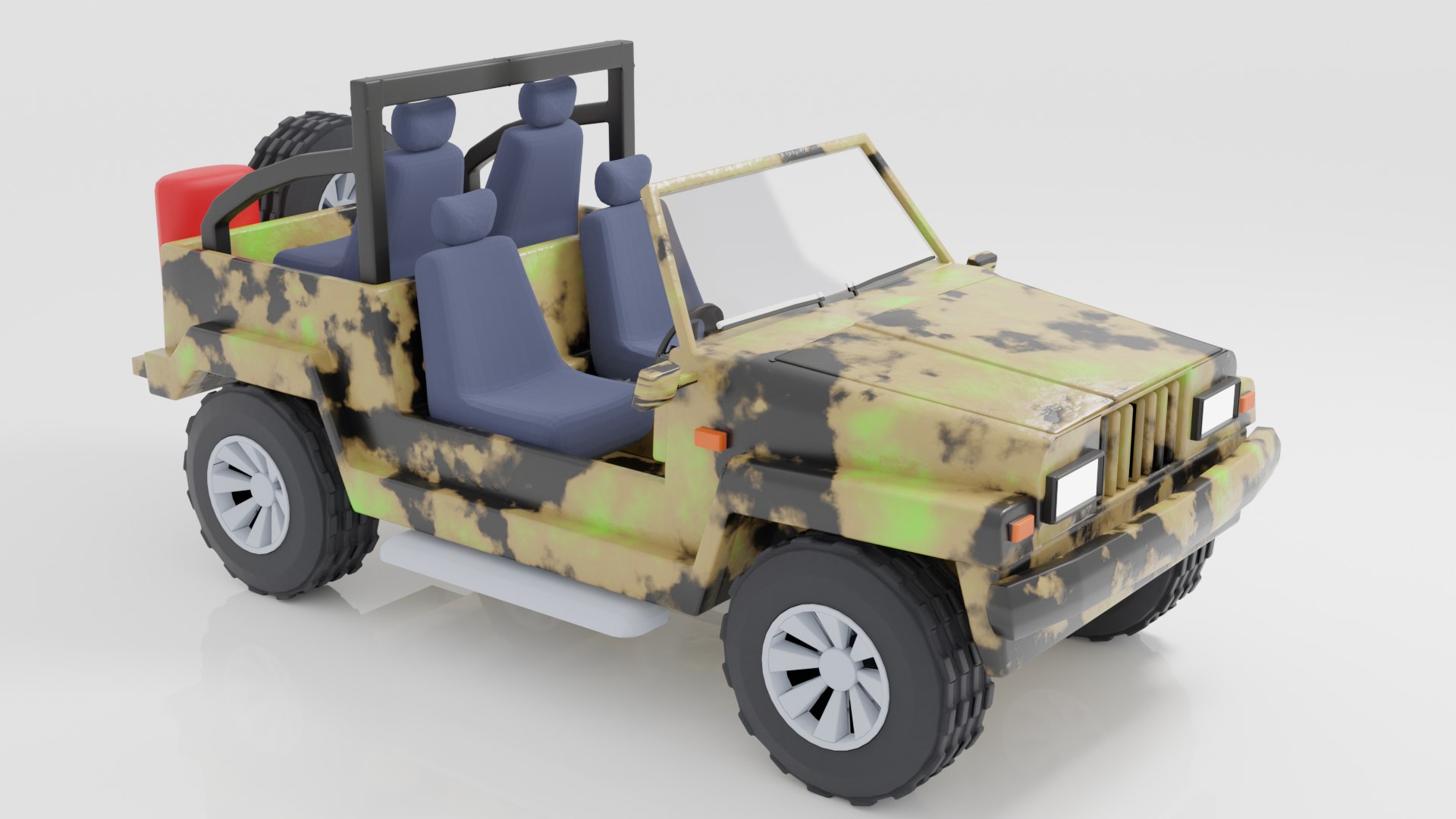 Army Jeep 3D Model - TurboSquid 2292159