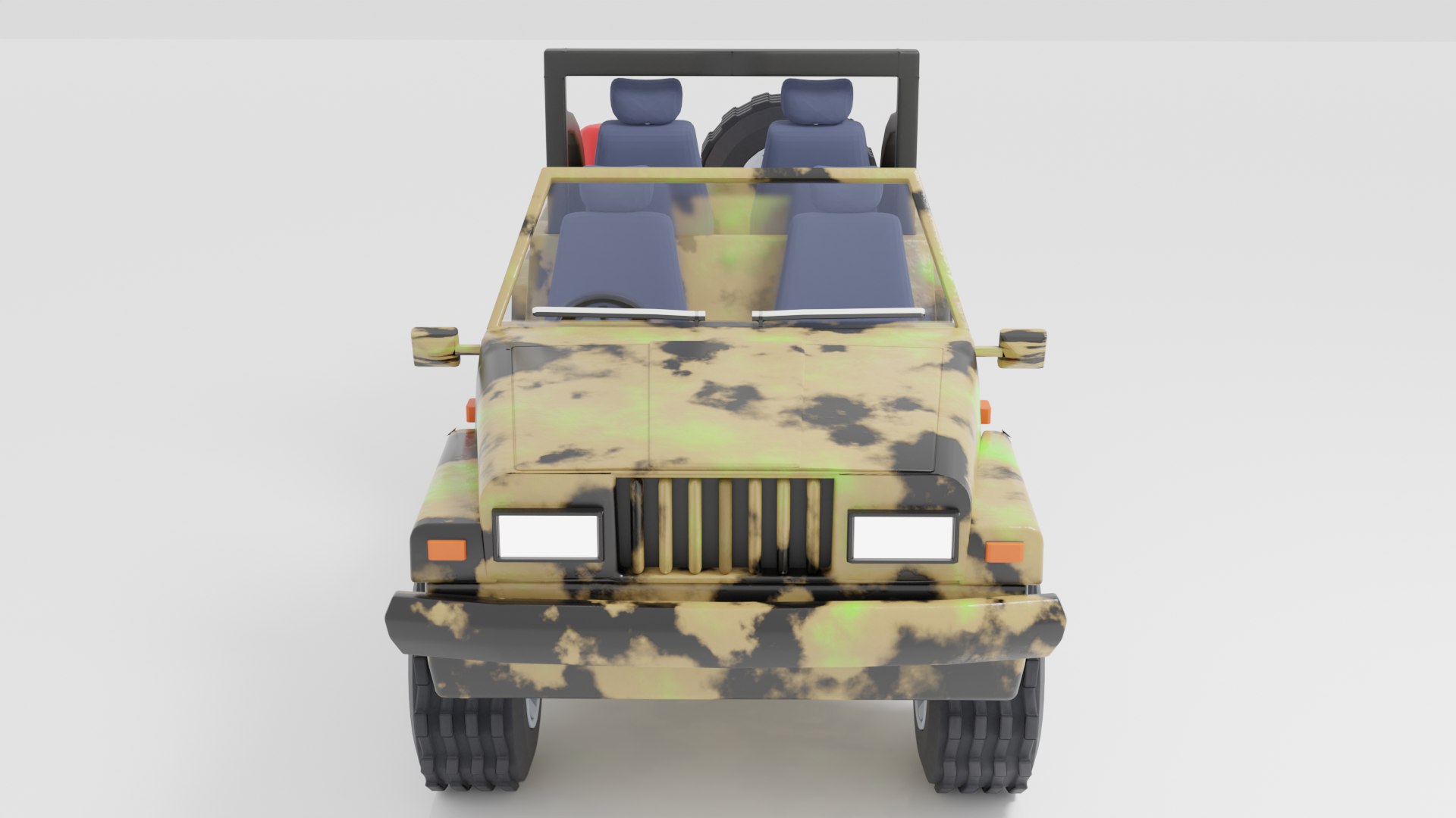 Army Jeep 3D Model - TurboSquid 2292159