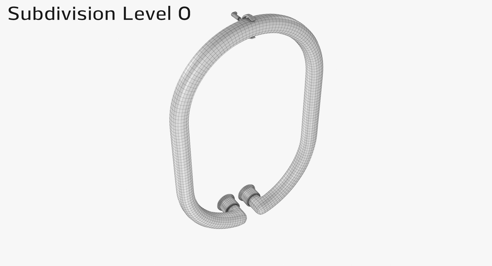 3D neon letter o alphabet model - TurboSquid 1630237