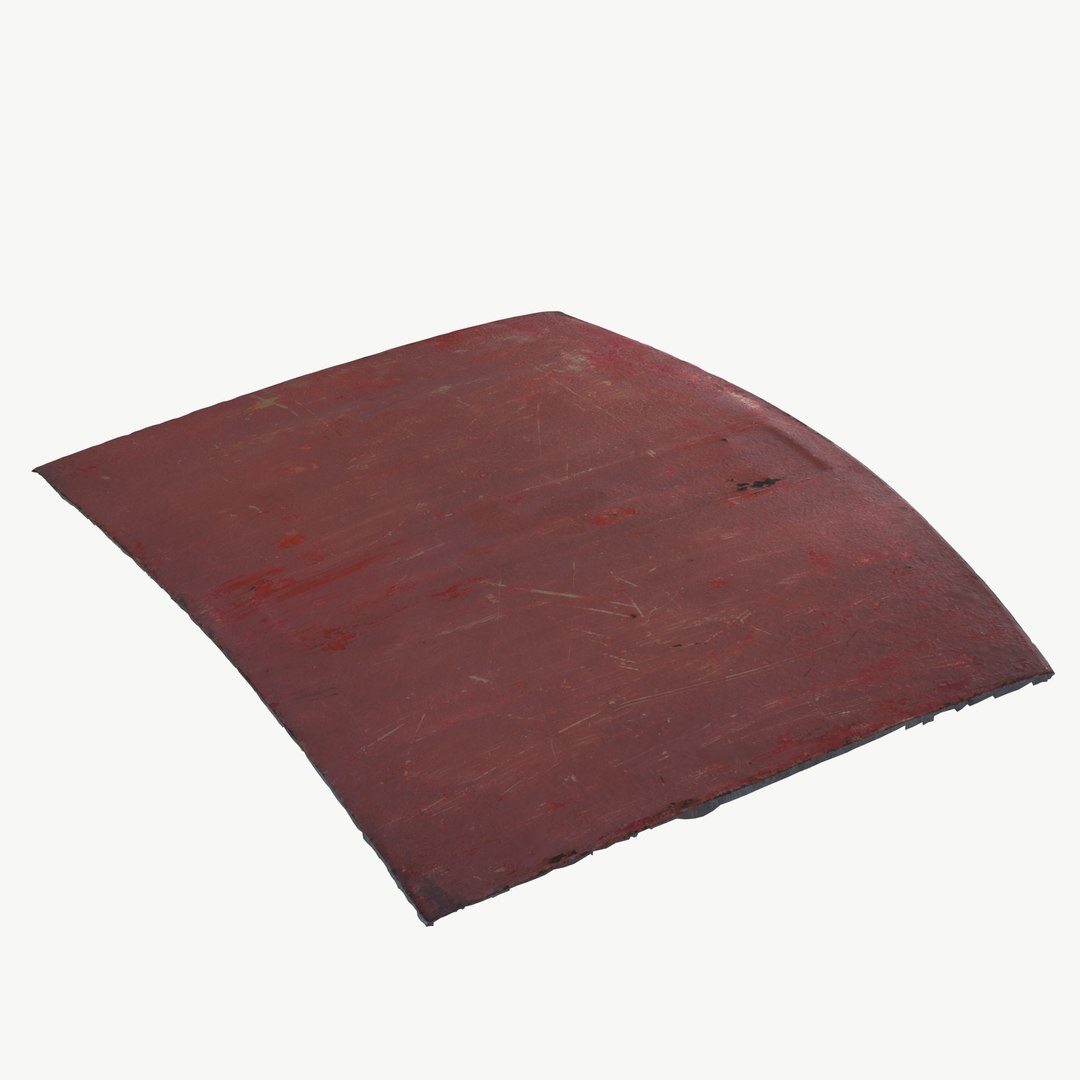 3D High Quality Scan Scrap Vehicle Hood - 1 - TurboSquid 2206849