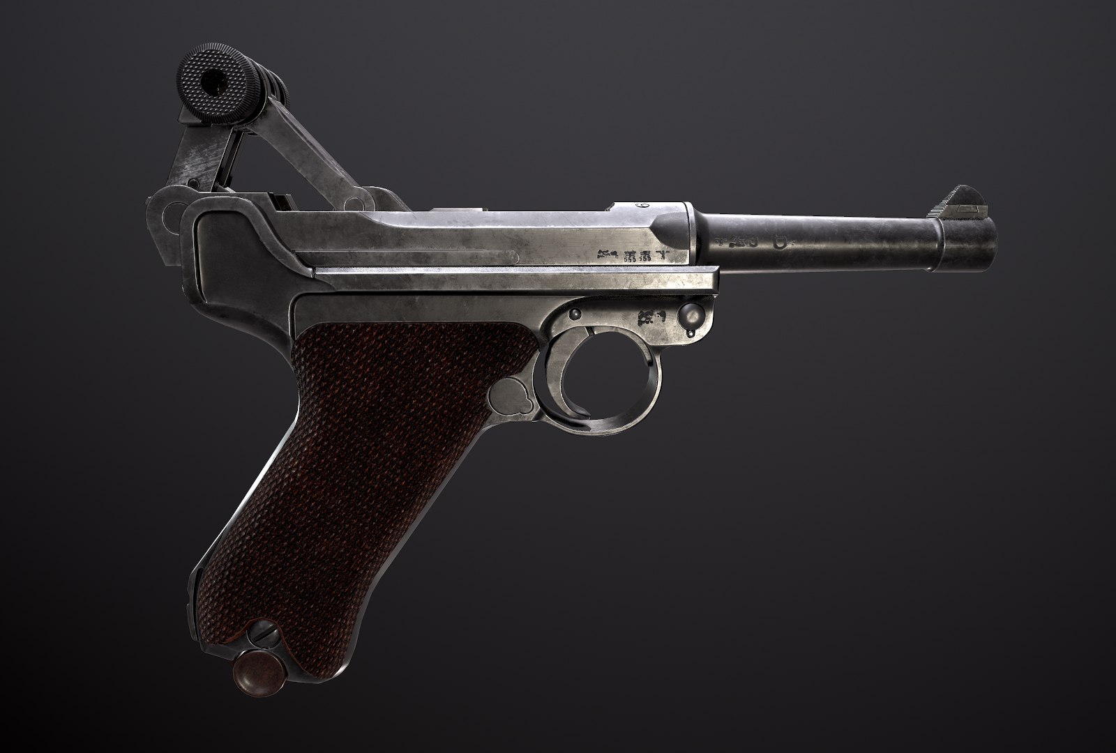 Luger Pistol Model - TurboSquid 1687492