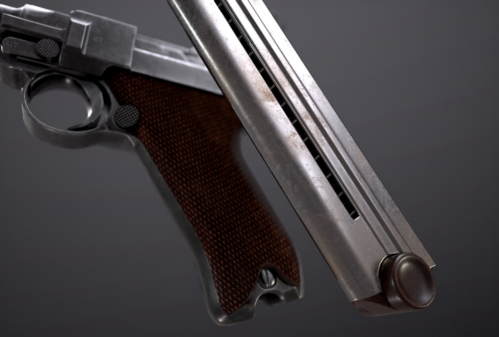 Luger Pistol Model - TurboSquid 1687492