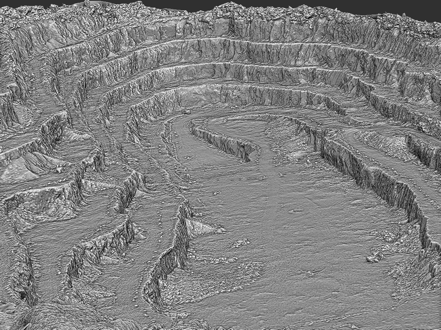 3D opencast mines - - TurboSquid 1323812