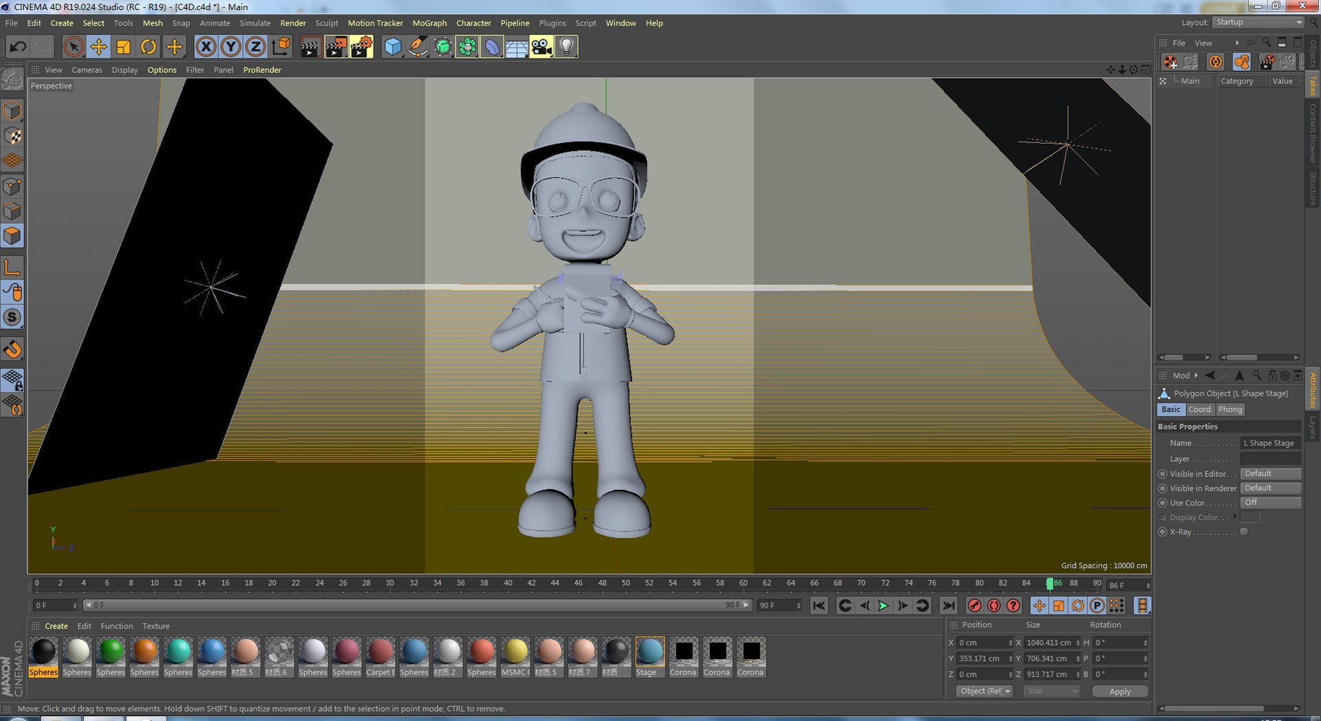 C4D Labor Day Technician 3D - TurboSquid 2104851