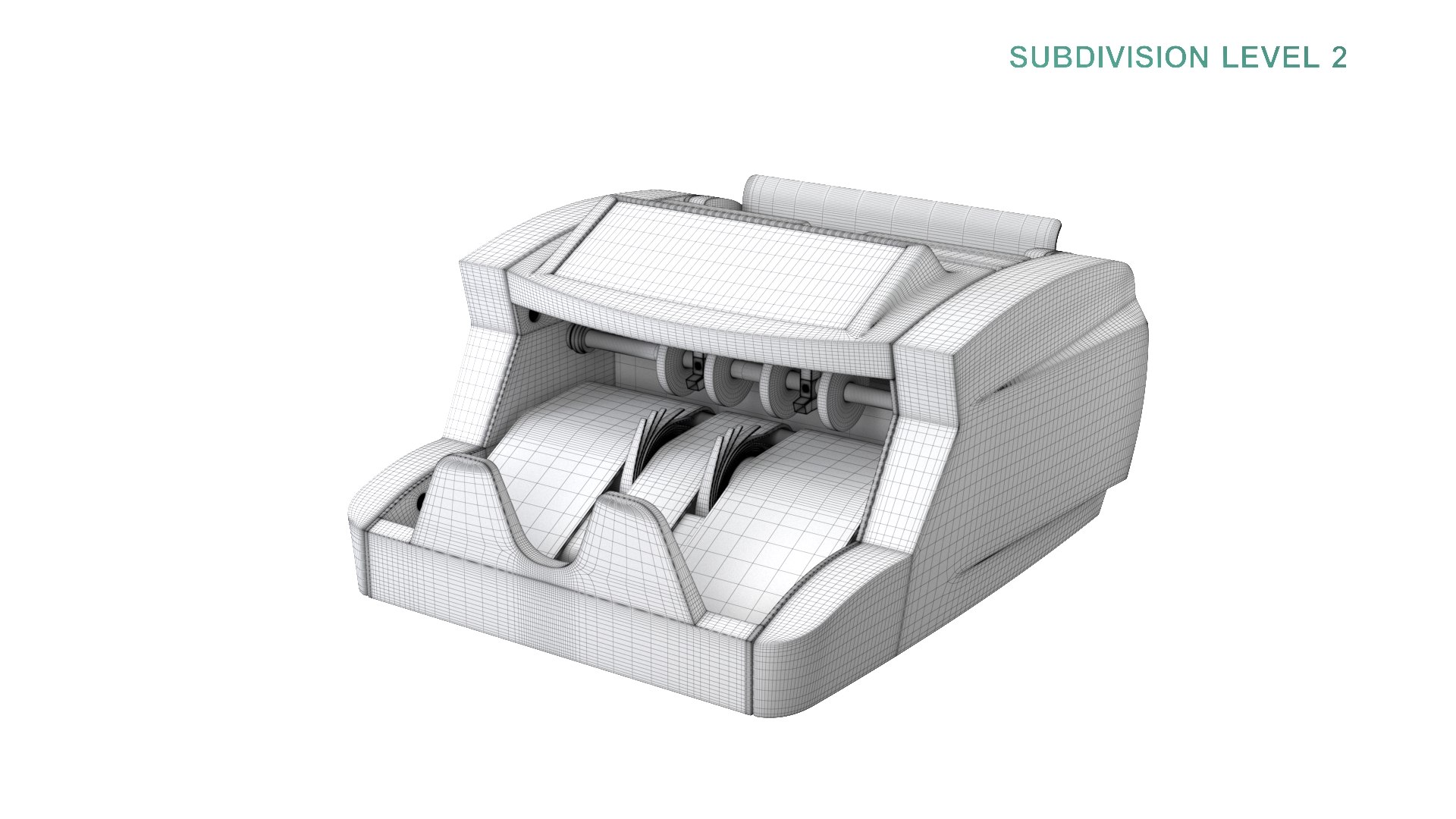 Money Counter 3D model - TurboSquid 1767328