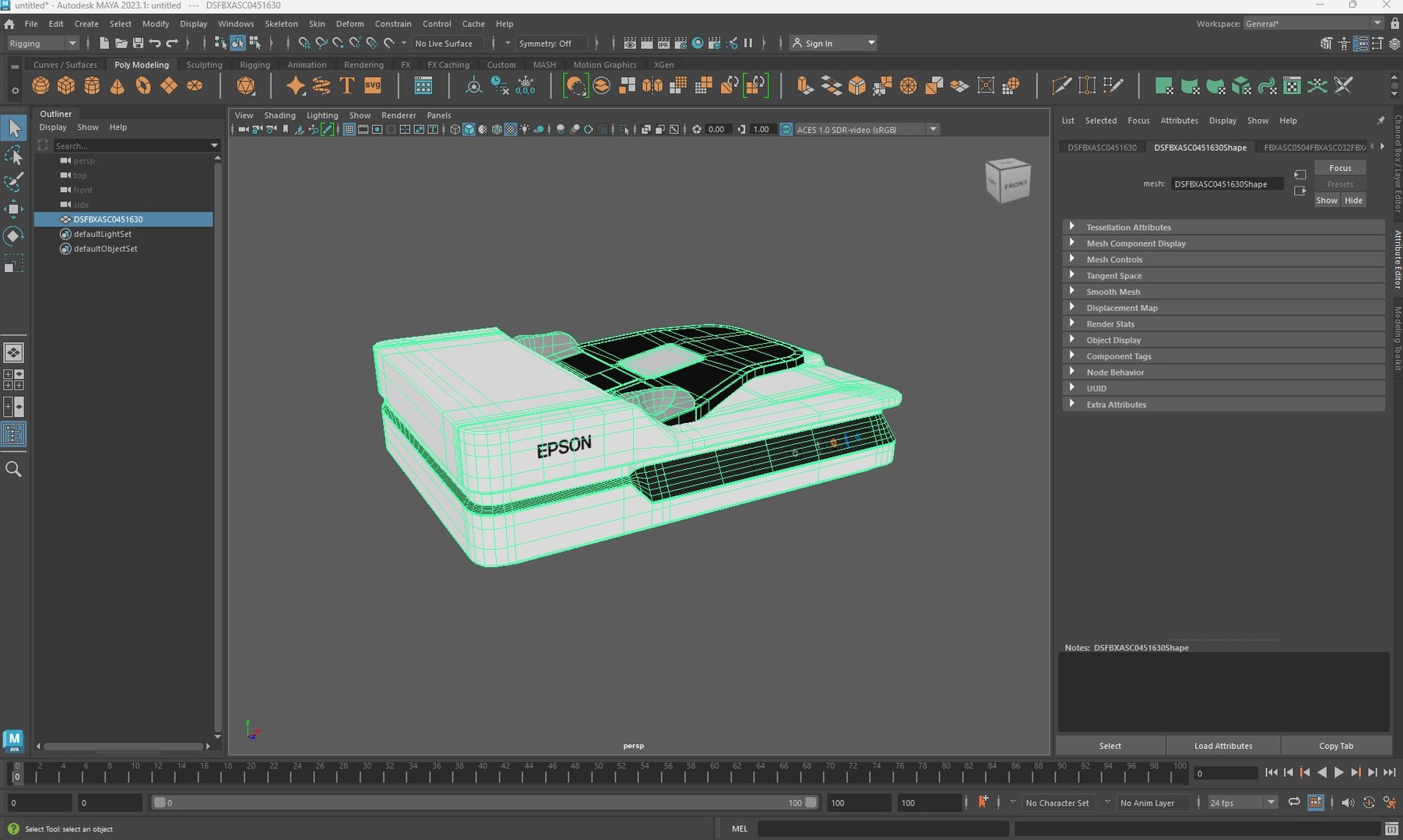 Epson DS-1630 Flatbed 3D Model - TurboSquid 2094421