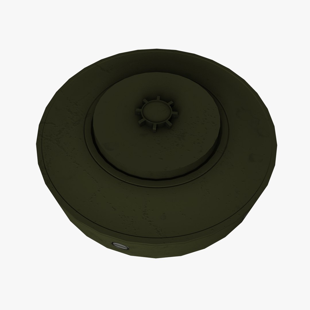 3d model of anti-tank tm-57