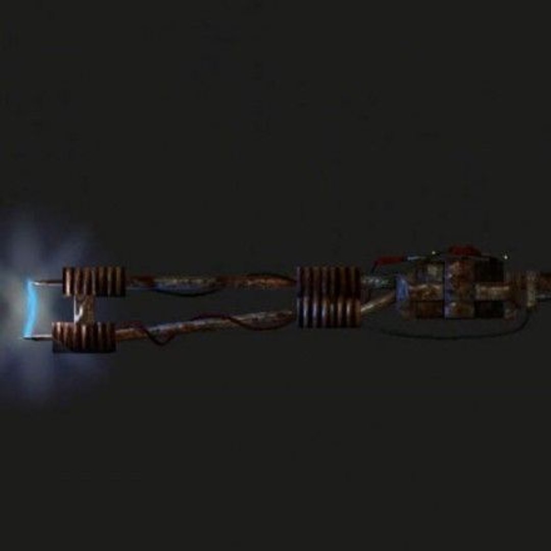 3d Model Rusty Stun Spear