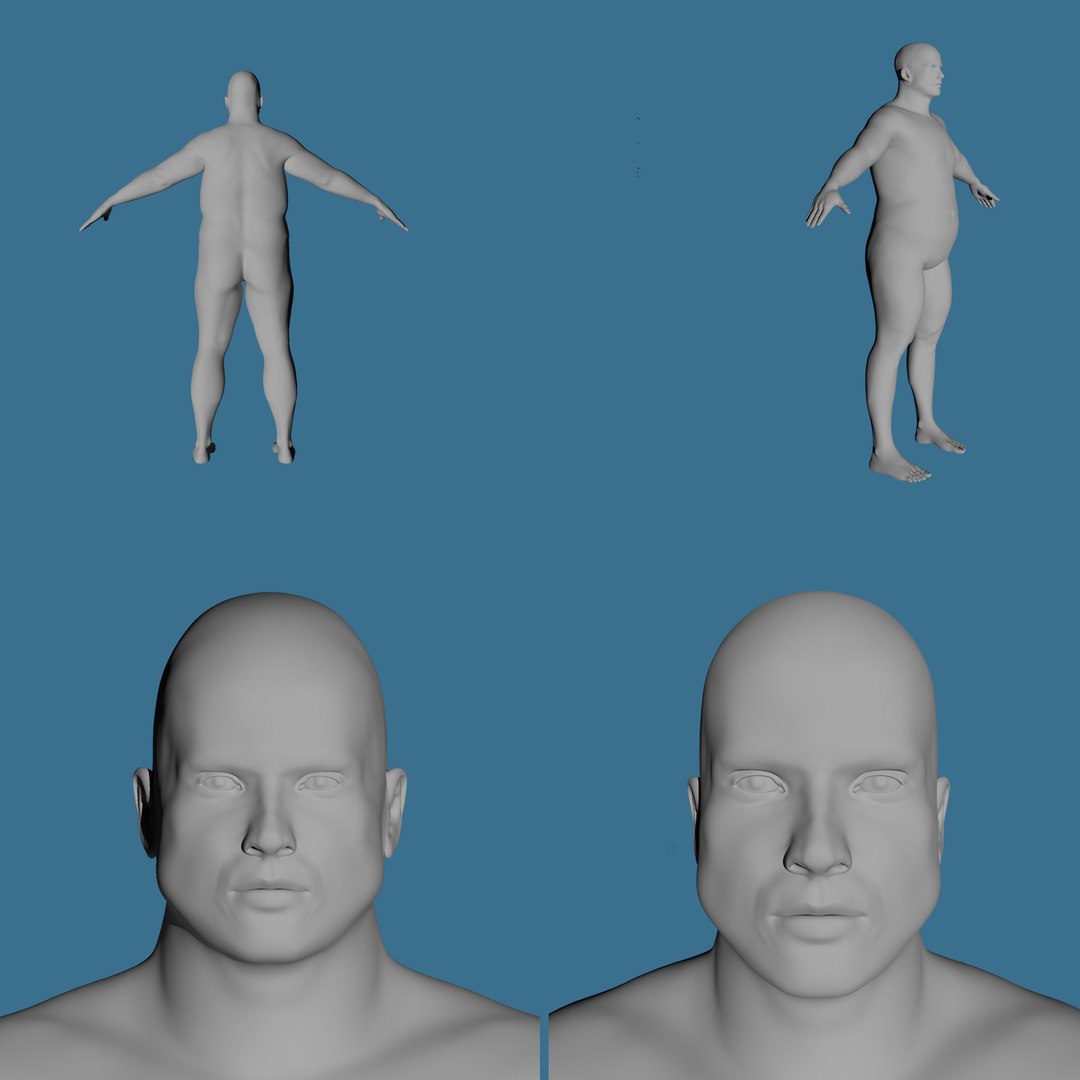 Mesh Body Model - TurboSquid 1330206