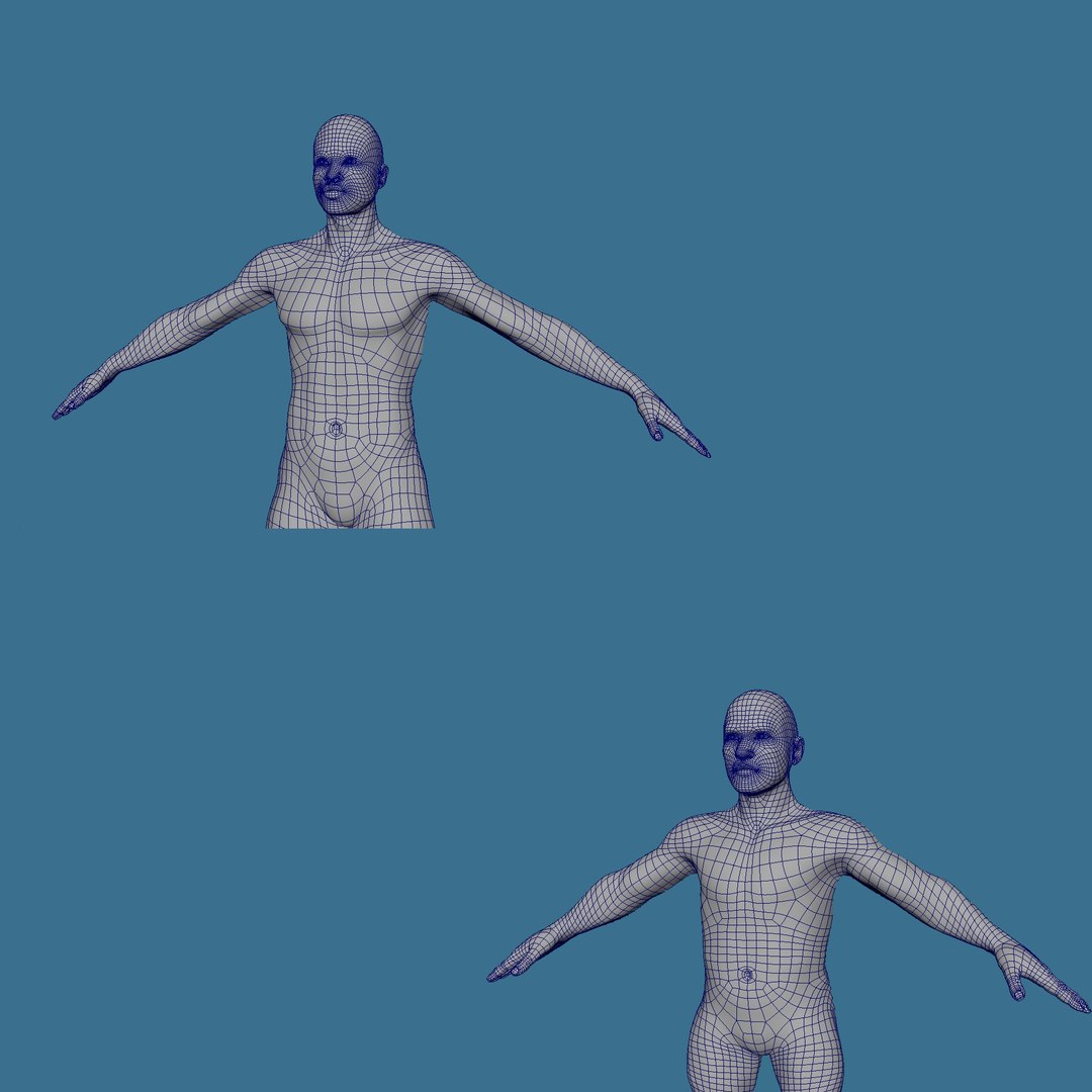 Mesh Body Model - TurboSquid 1330206