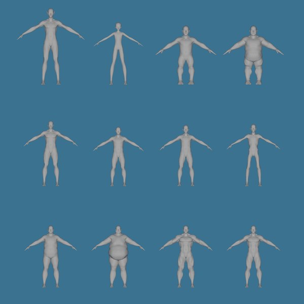 free base elf male 3d model