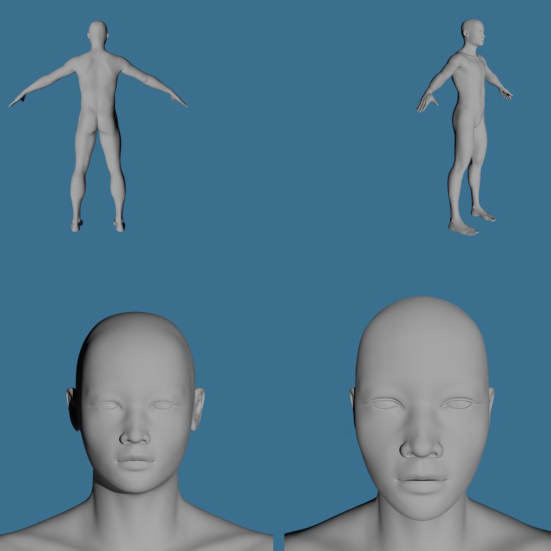 Mesh Body Model - TurboSquid 1330206